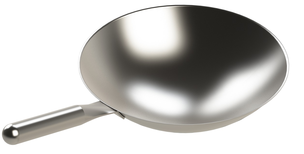 Wok pan with stainless steel handle | Premiium gastronomy devices