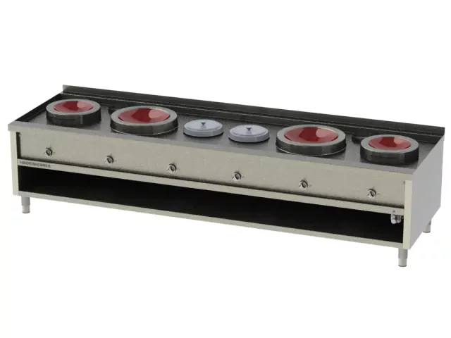 Induction Wok-Station 4x400 / Wok 400 + Wok 300 + warm | Premiium ...