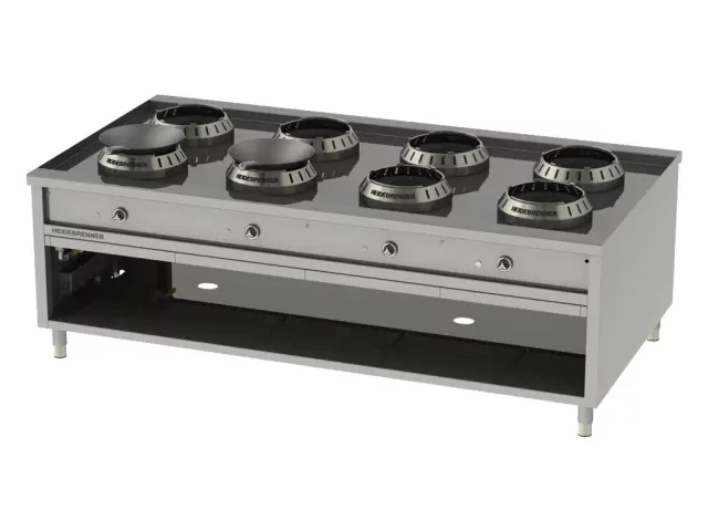 Gas wok range "SHANDONG-1300"- 144 kW