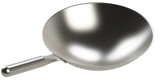 Wok pan with stainless steel handle | Premiium gastronomy devices